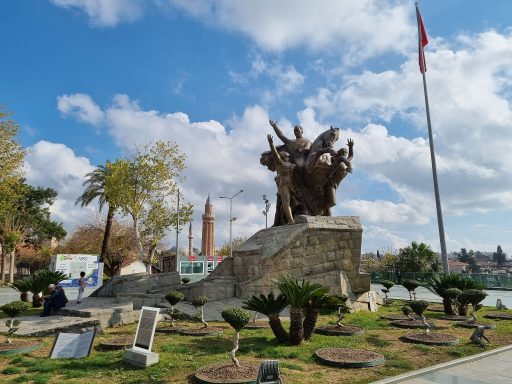 Atatürk Monument and Republic Square, Antalya, Türkiye (2026): A ...