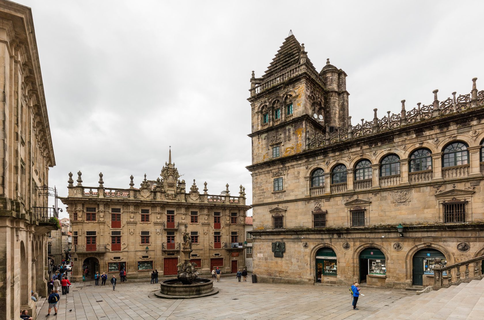 Praza das Praterías (Santiago de Compostela), Santiago de Compostela ...